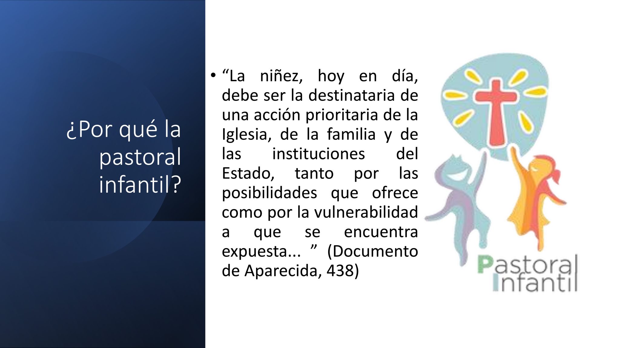 Dimensión de Pastoral Infantil - Monaguillos
