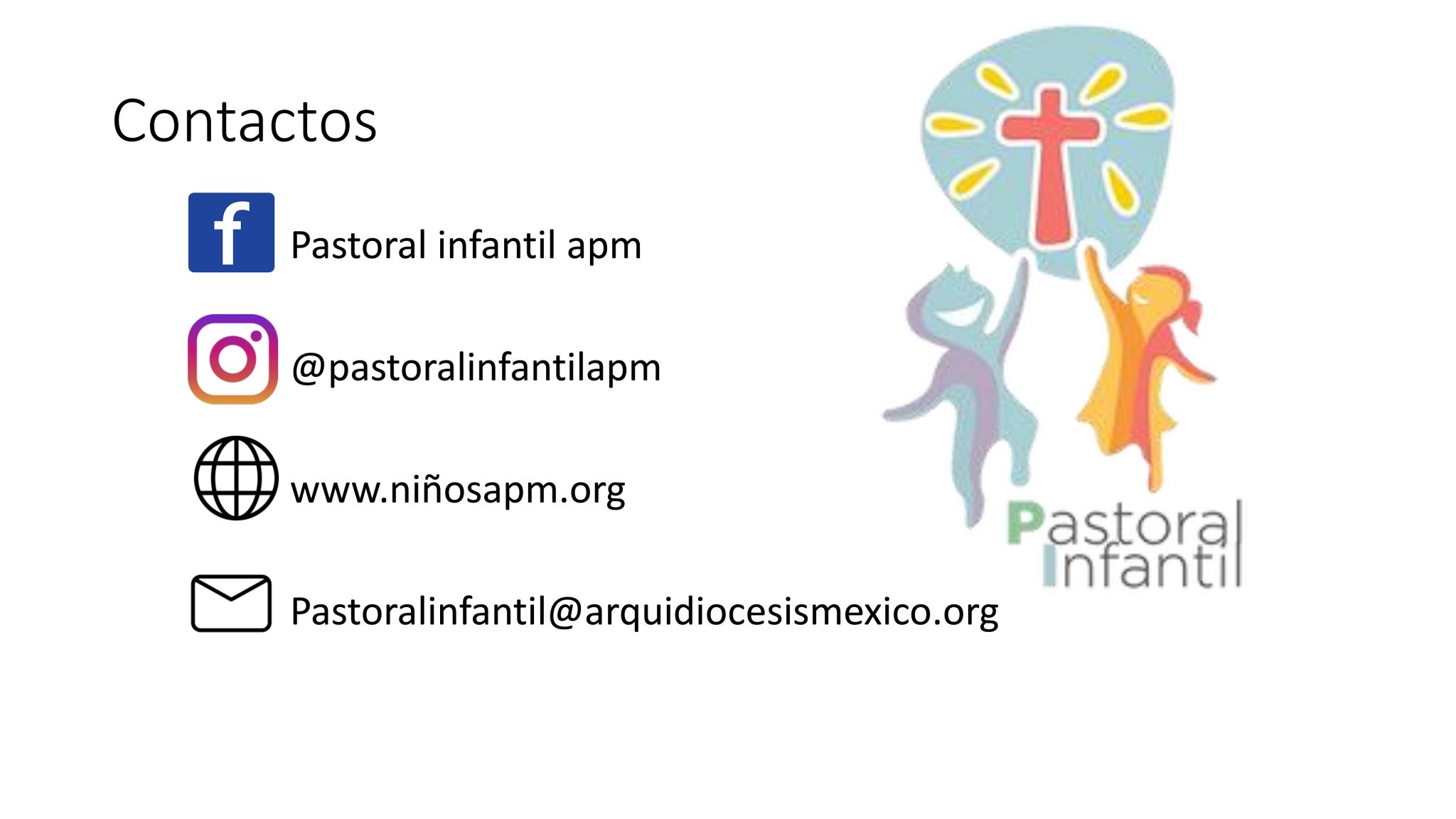 Dimensión de Pastoral Infantil - Monaguillos